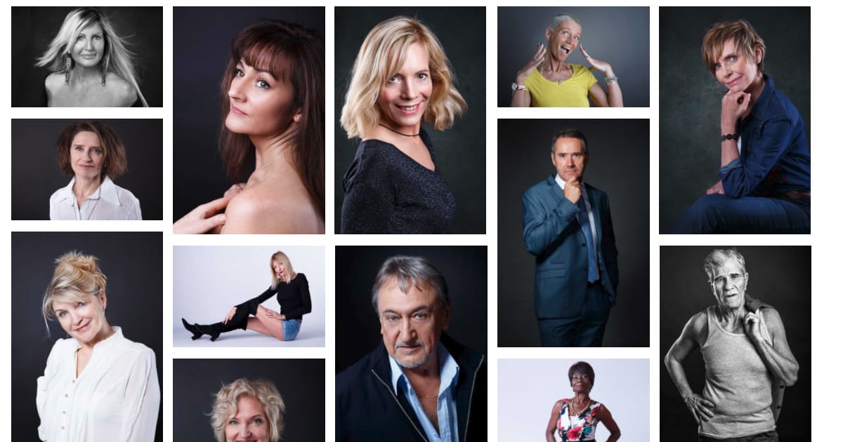 Nos photos de book de mannequins seniors